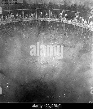 In this 1942 photo provided by the U.S. Army Corps of Engineers Office ...