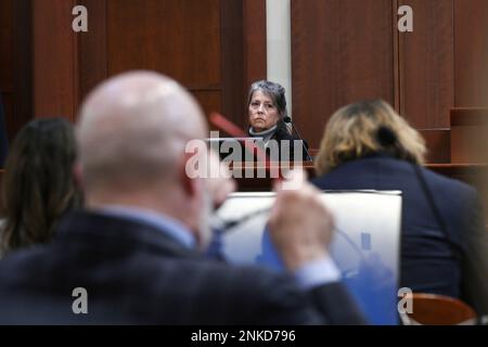 Christie Dembrowski, the older sister of Johnny Depp, testifies at the ...