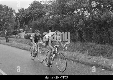 Radsport Acht van Chaam, Sieger Aad van de Hoek Ronald de Witte während ...