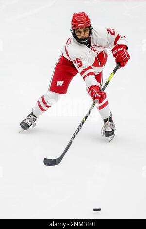 MADISON, WI - JANUARY 01: Wisconsin center Delaney Drake (10) looks for ...