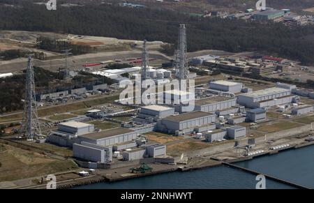 An aerial photo shows the Kashiwazaki-Kariwa Nuclear Power Plant ...