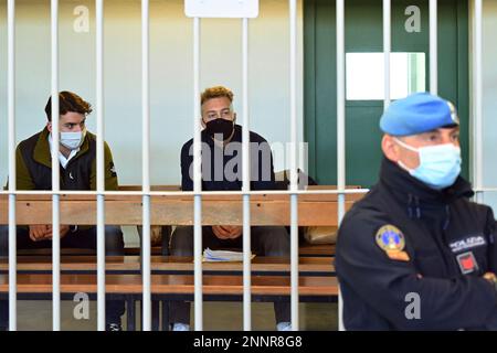 Gabriel Natale-Hjorth, from the United States, arrives for a hearing in ...