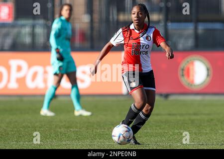ROTTERDAM, NIEDERLANDE - FEBRUAR 26: Bridget Baptiste von Feyenoord ...