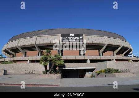 A general view of the Desert Financial Arena on the campus of Arizona ...