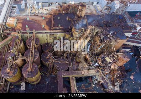 A massive explosion at the Androscoggin Mill in Jay, Maine, Wednesday ...
