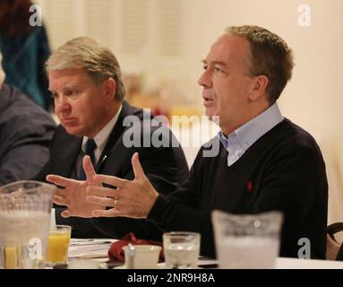 Pennsylvania state Sen. John Gordner, R-Columbia, speaks during a ...