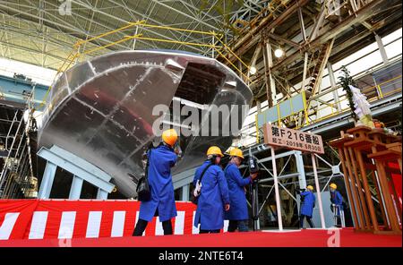 Kawasaki Heavy Industries Ltd. holds a groundbreaking ceremony of its ...