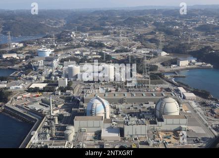 An aerial photo shows 3rd reactor (front L), 4th reactor (front R), 1st ...
