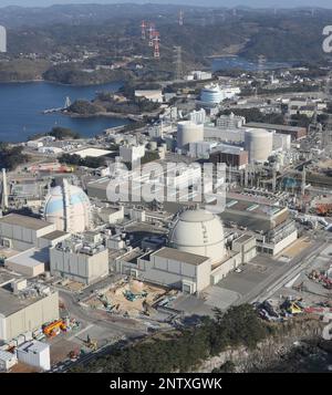 An aerial photo shows 3rd reactor (front L), 4th reactor (front R), 1st ...