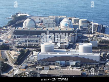 An aerial photo shows 3rd reactor (front L), 4th reactor (front R), 1st ...