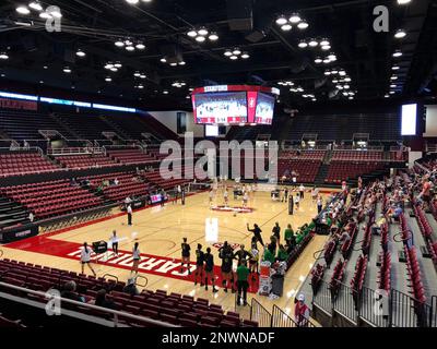 General overall view of Maples Pavilion at Stanford University in ...