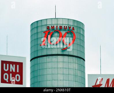 A photo shows the Shibuya 109 fashion complex(C) in Tokyo on April 27 ...