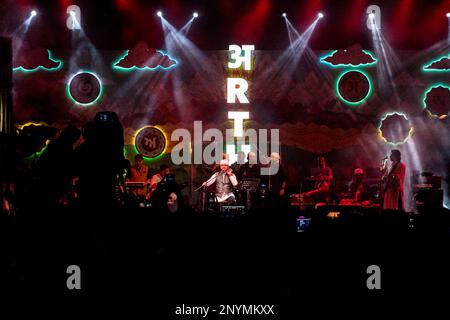 25. Februar 2023, Neu-Delhi, Delhi, Indien: Der indische Playback ...