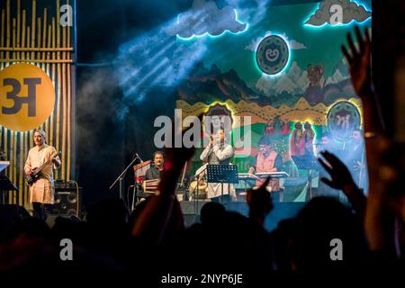 25. Februar 2023, Neu-Delhi, Delhi, Indien: Der indische Playback ...