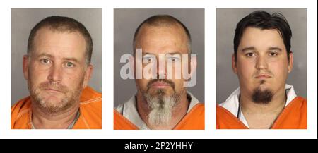 This combination of booking photos provided by the McLennan County ...