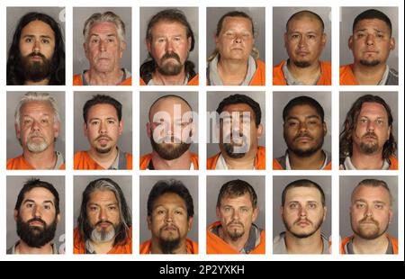 This combination of booking photos provided by the McLennan County ...