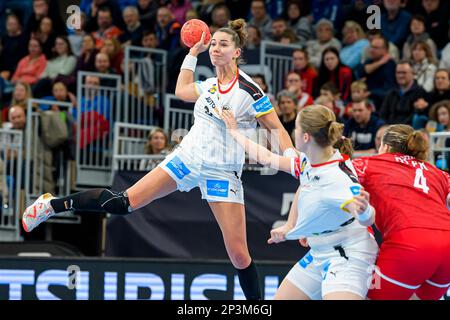 05. März 2023, Baden-Württemberg, Heidelberg: Handball, Frauen ...