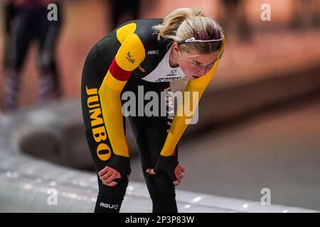 ENSCHEDE, NIEDERLANDE - MÄRZ 5: Myrthe de Boer tritt am 5. März 2023 beim Holland Cup-Finale ...