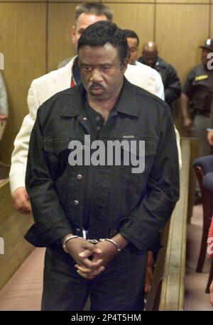 Former DeKalb County Sheriff Sidney Dorsey (cq) rubs his eyes during ...