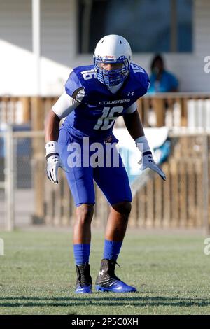 Godby High School Cougars Outside Linebacker Jacob Pugh (16) during the ...