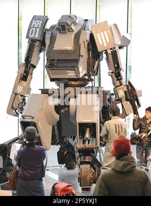 Kuratas, a human ride robot mame by Suidobashi Heavy Industry is ...