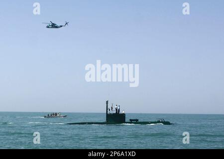 This photo released by the semi-official Fars News Agency shows the ...