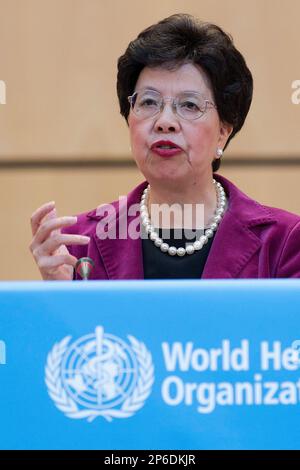 China's Margaret Chan, Director-General of the World Health ...