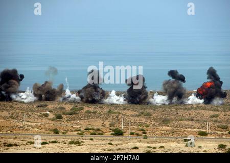 This photo released by the semi-official Fars News Agency shows the ...