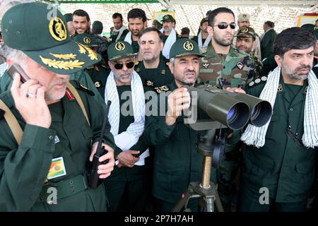 This photo released by the semi-official Fars News Agency shows the ...