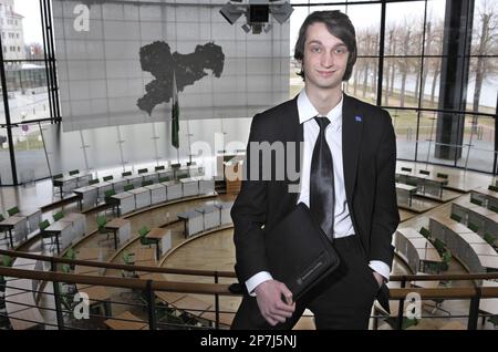 Der Student Jacob Schrot, fotografiert am Mittwoch, 17. Maerz 2010, im ...