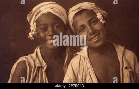 1905 Ca , Tunis , Tunesien : Orientalistisches Foto des tunesischen ...