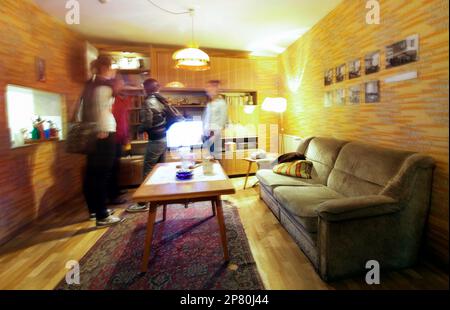 DDR-Museum an der Spree, Wohnzimmer, Berlin, Deutschland ...