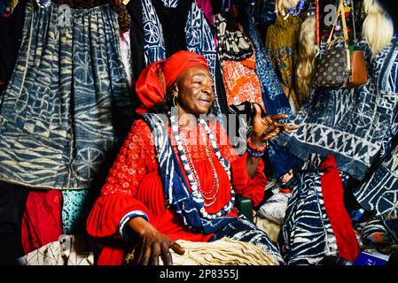 (230309) -- YAOUNDE, 9. März 2023 (Xinhua) -- Flore Amedite Kammogne ...