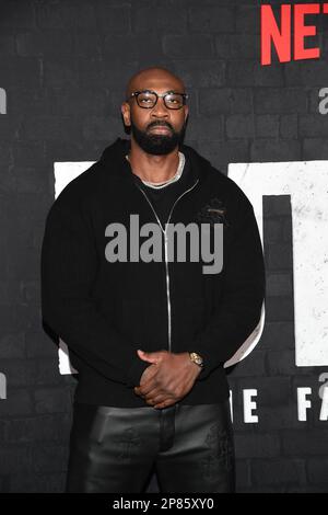 Hank Strong nimmt am 8. März 2023 an der Filmpremiere „Luther: The ...