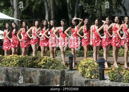 Candidates for this year's Binibining Pilipinas (Miss Philippines ...