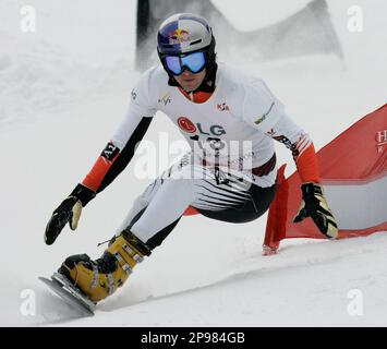 Benjamin Karl von Österreich fährt während des Männer-Parallel-Slalom ...