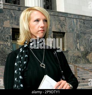 Tina Meier, mother of Megan Meier, who committed suicide on October 16 ...