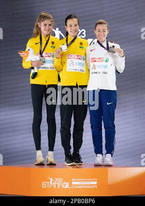 Melissa Courtney-Bryant (L) (B), Hanna Klein (M) (G) und Konstanze ...