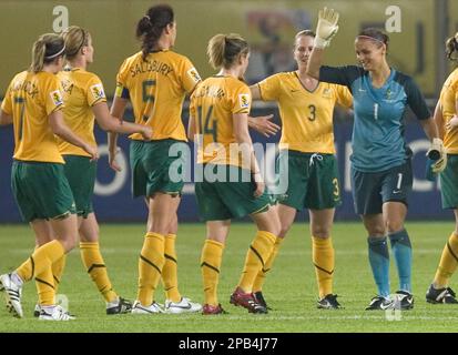 Australia's players from left: Melissa Barbieri, Selin Kuralay, Dianne ...