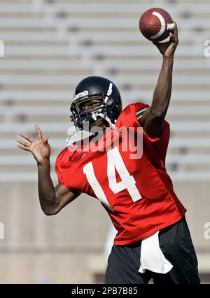 Appalachian State quarterback Armanti Edwards (14) out runs Youngstown ...