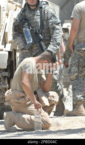 USA Soldaten des 1. Bataillons, des 26. Infanterie-Regiments, des 2. Brigaden-Kampfteams, der ...