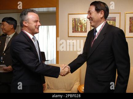 In this photo released by MINDEF on Friday, June 2, 2023, from left to ...