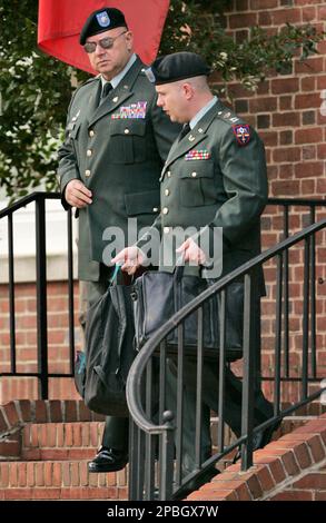 Lt. Col. Steven L. Jordan arrives for his general court martial at a ...
