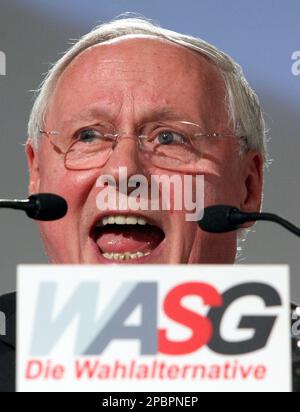 Oskar Lafontaine, Mitglied der Wahlalternative, Arbeit und soziale ...