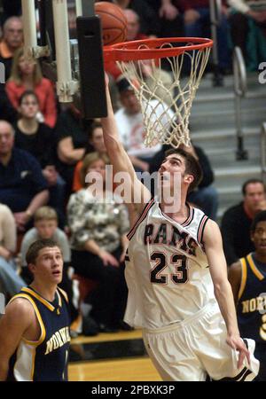 Upper Sandusky guard Jon Diebler takes a drink of water on the bench ...