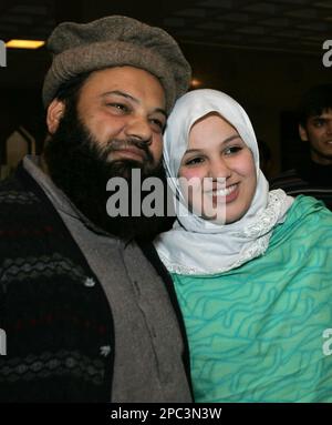 Sajad Ahmed Rana with his daughter Molly Campbell, also known as Misbah ...