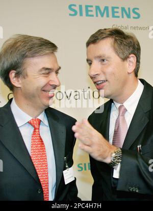 ARCHIV - Ex-Siemens-Chef Klaus Kleinfeld, Aufsichtsratsmitglied der ...