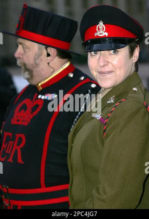 Moira Cameron, Warrant Officer Class 2, who will become the first ...