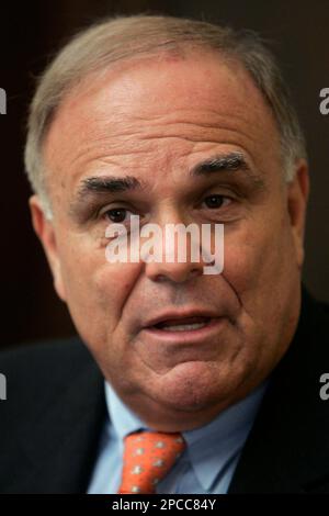 Pennsylvania Gov. Ed Rendell makes his victory speech to supporters on ...
