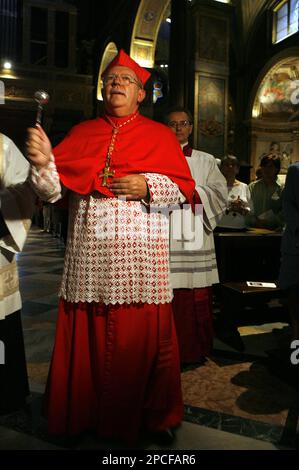 Cardinal Jean-Pierre Ricard, of France arrives for a meeting, at the ...